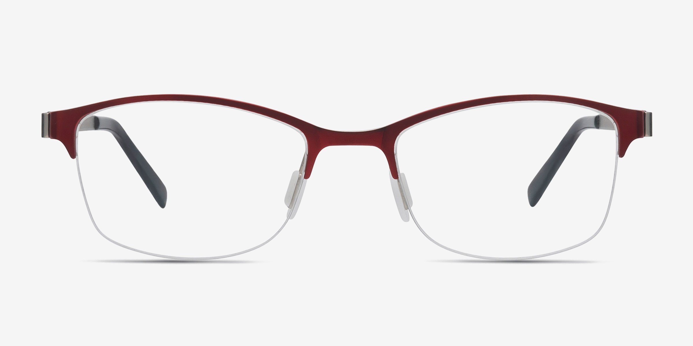 Pearl Rectangle Red Glasses for Women | Eyebuydirect
