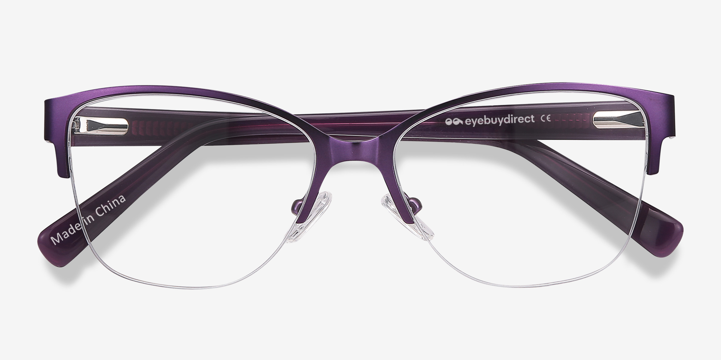 Feline Cat Eye Purple Glasses for Women | Eyebuydirect