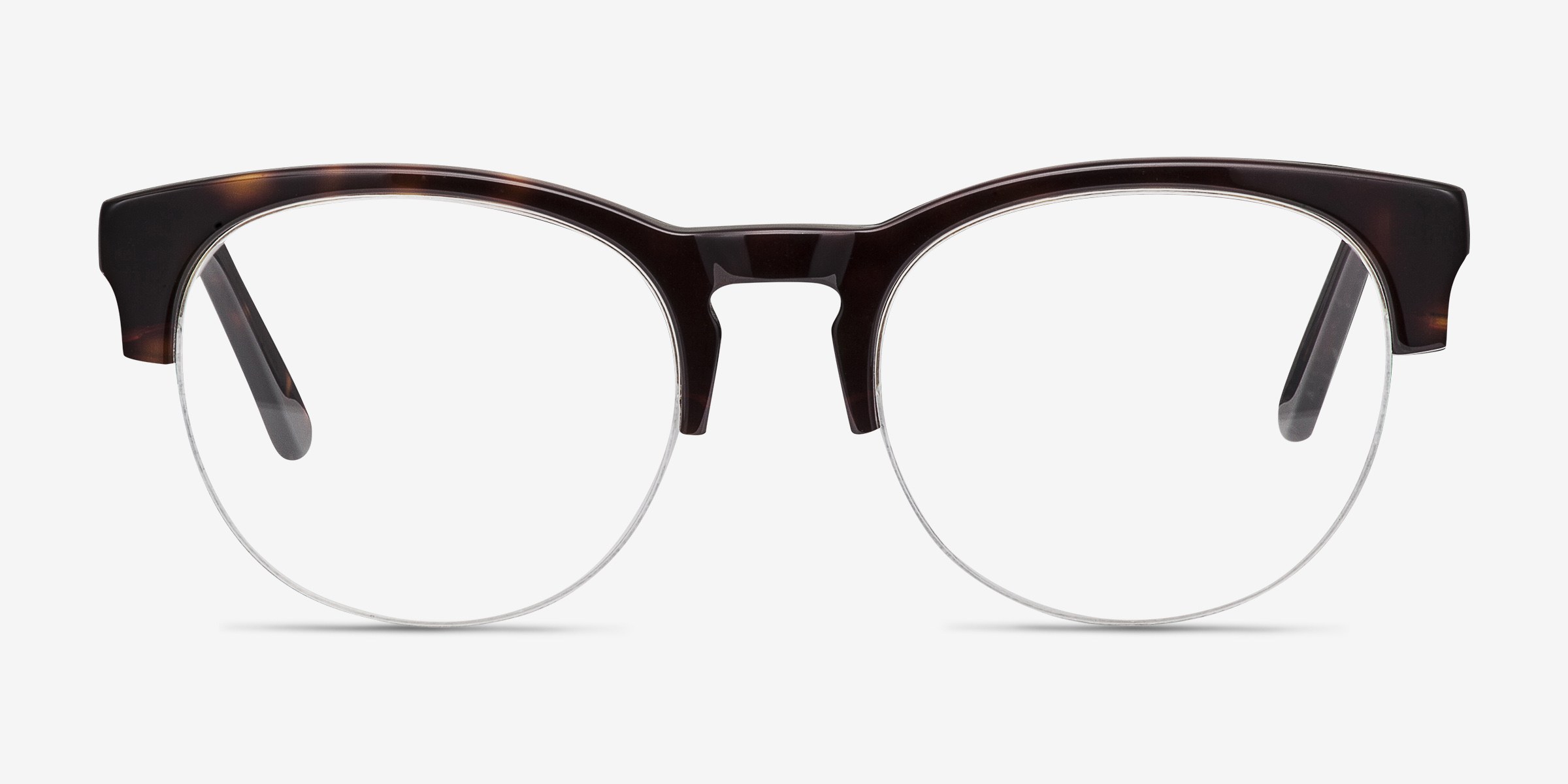 Zoot Round Tortoise Semi Rimless Eyeglasses | Eyebuydirect