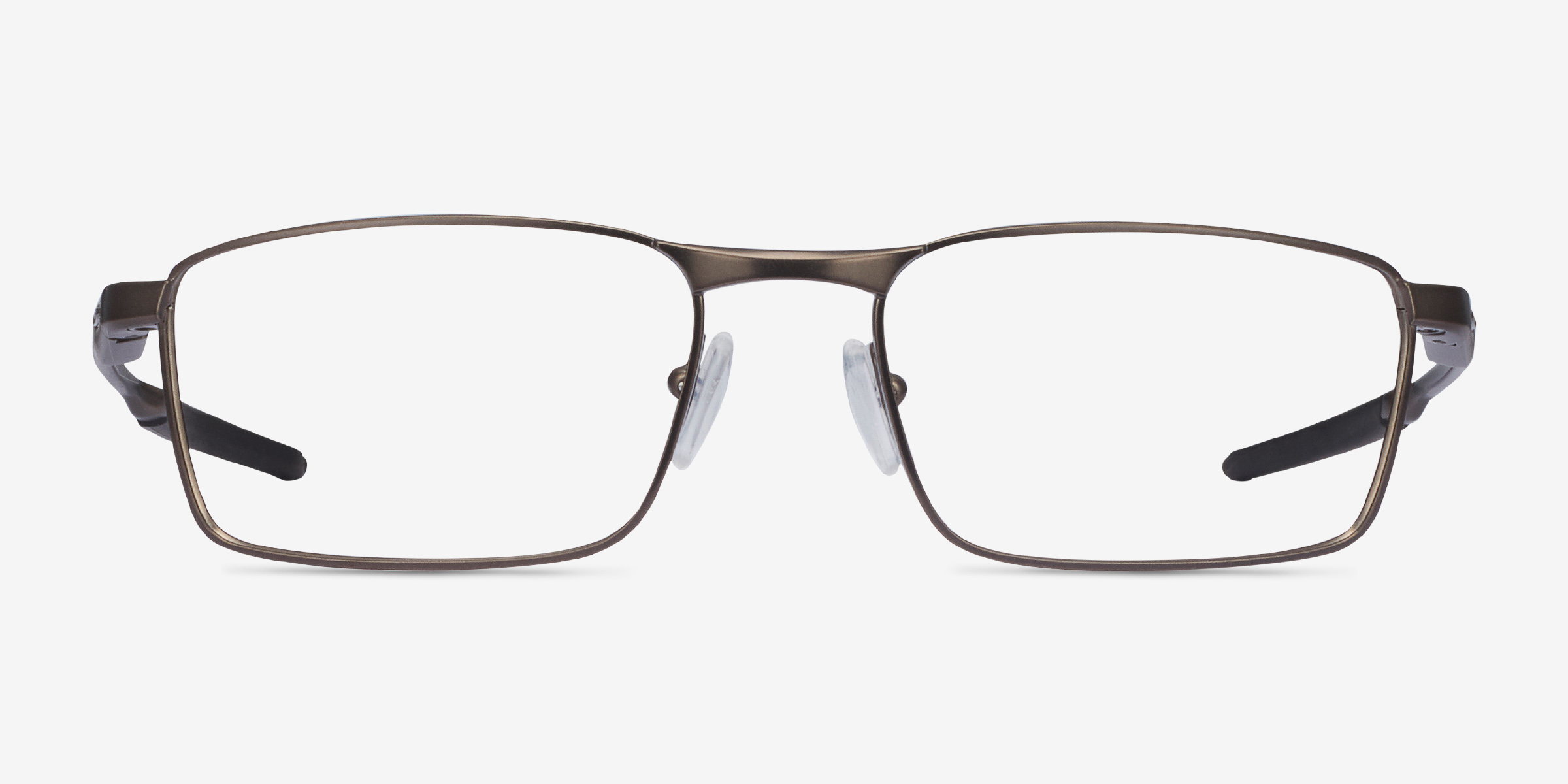 Oakley Fuller - Rectangle Pewter Frame Glasses For Men | Eyebuydirect