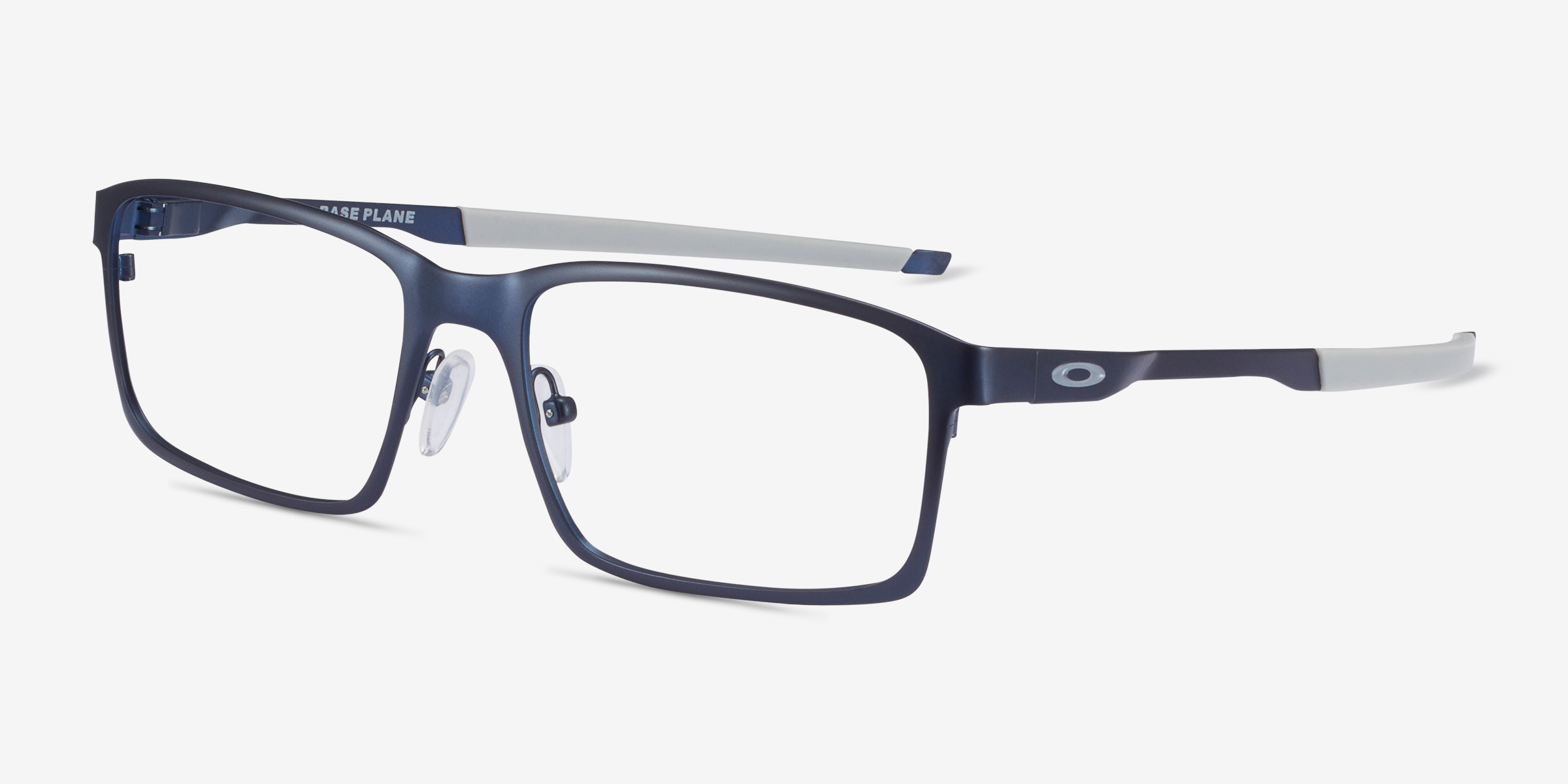 Oakley Base Plane - Rectangle Matte Midnight Frame Glasses For Men ...