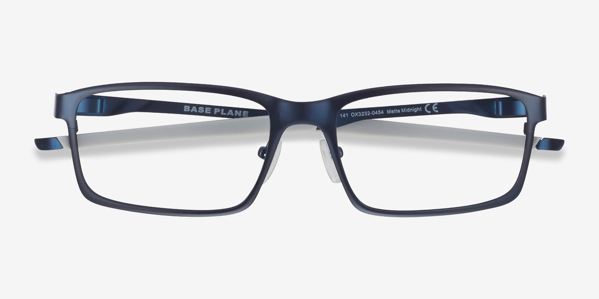 Oakley Base Plane Rectangle Matte Midnight Frame Glasses For Men