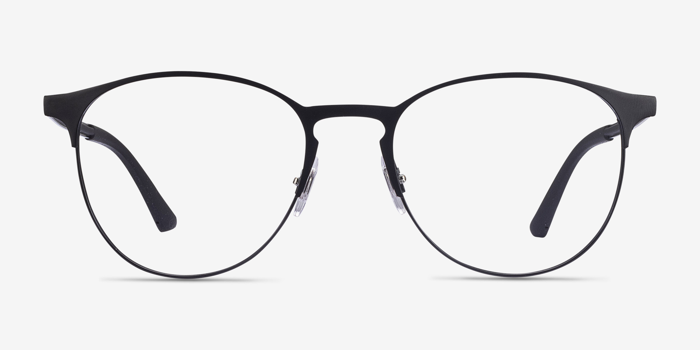 Ray-Ban RB6375 - Round Black Frame Eyeglasses | Eyebuydirect Canada