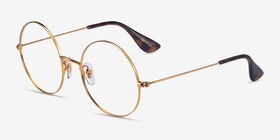 Ray-Ban RB6392 - Round Gold Frame Eyeglasses | Eyebuydirect