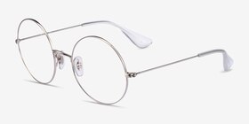 Ray-Ban RB6392 - Round Silver Frame Eyeglasses | Eyebuydirect
