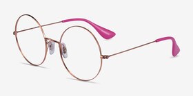 Ray-Ban RB6392 - Round Bronze Frame Glasses For Women | Eyebuydirect