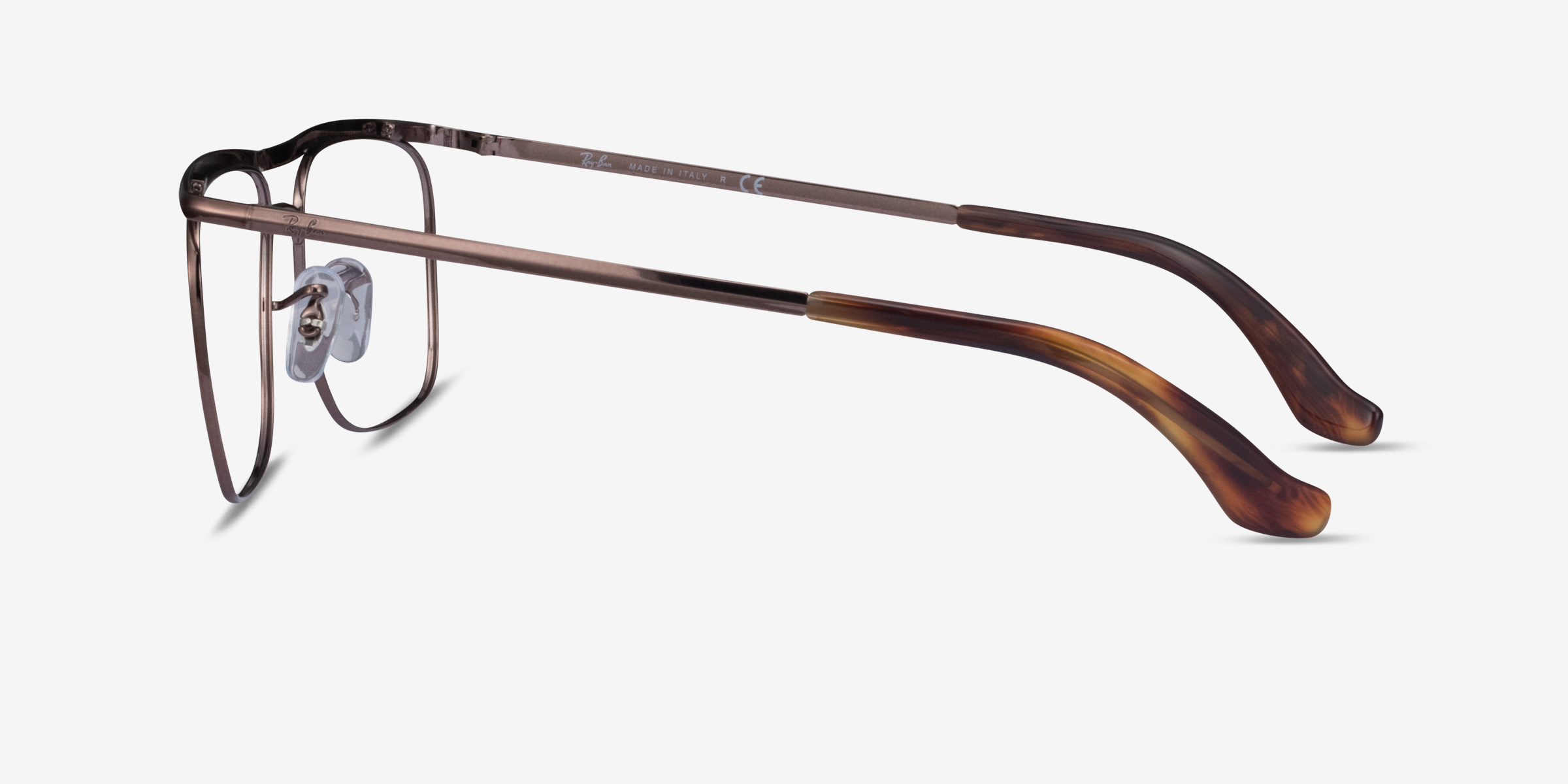 Ray-Ban RB6519 - Aviator Brown Frame Eyeglasses | Eyebuydirect Canada