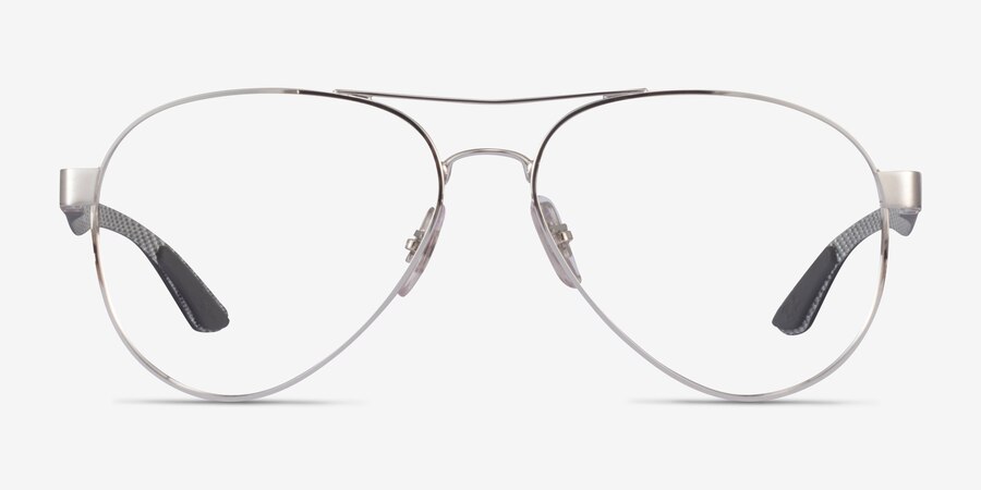 Ray Ban Rb8420 Aviator Silver Frame Eyeglasses Eyebuydirect Canada
