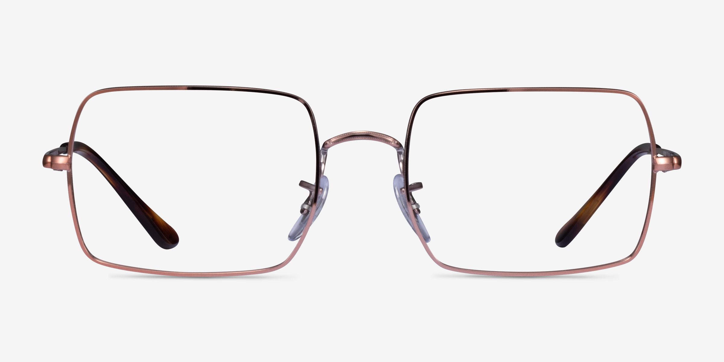 Ray-Ban RB1969V - Rectangle Copper Frame Eyeglasses | Eyebuydirect