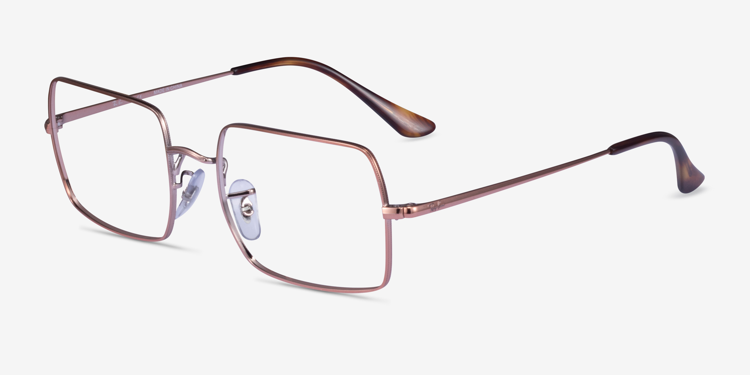 Ray-Ban RB1969V - Rectangle Copper Frame Eyeglasses | Eyebuydirect