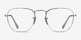 Ray-Ban RB3857V - Square Silver Frame Eyeglasses | Eyebuydirect