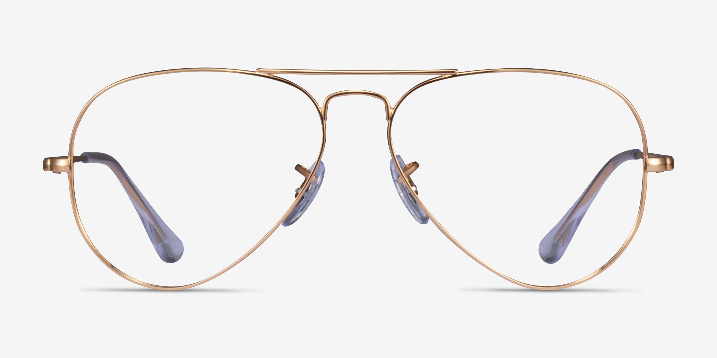 Ray-Ban Aviator Metal II - Aviator Legend Gold Frame Eyeglasses ...