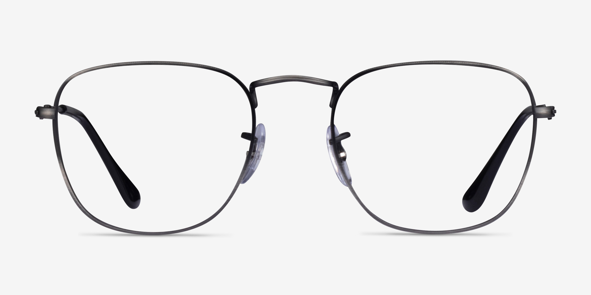 Ray-Ban RB3857V Frank - Square Antique Gunmetal Frame Eyeglasses ...