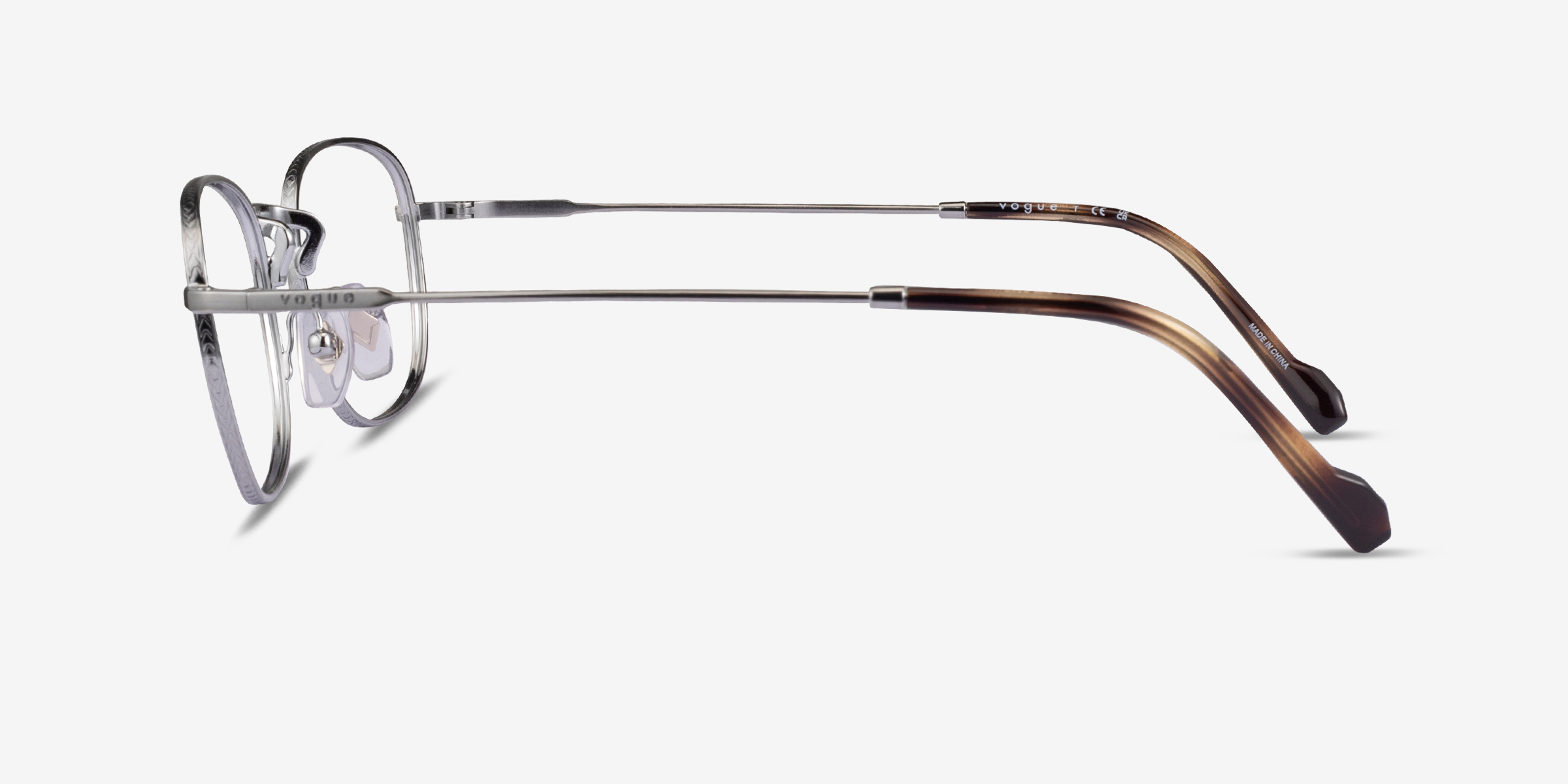 Vogue Eyewear VO4275 - Oval Gunmetal Frame Eyeglasses | Eyebuydirect