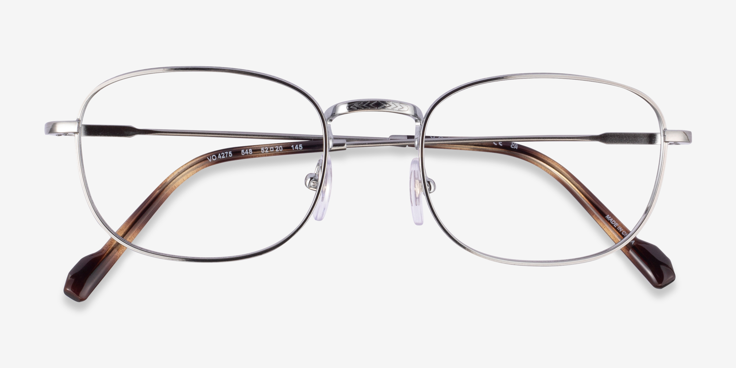 Vogue Eyewear VO4275 - Oval Gunmetal Frame Eyeglasses | Eyebuydirect