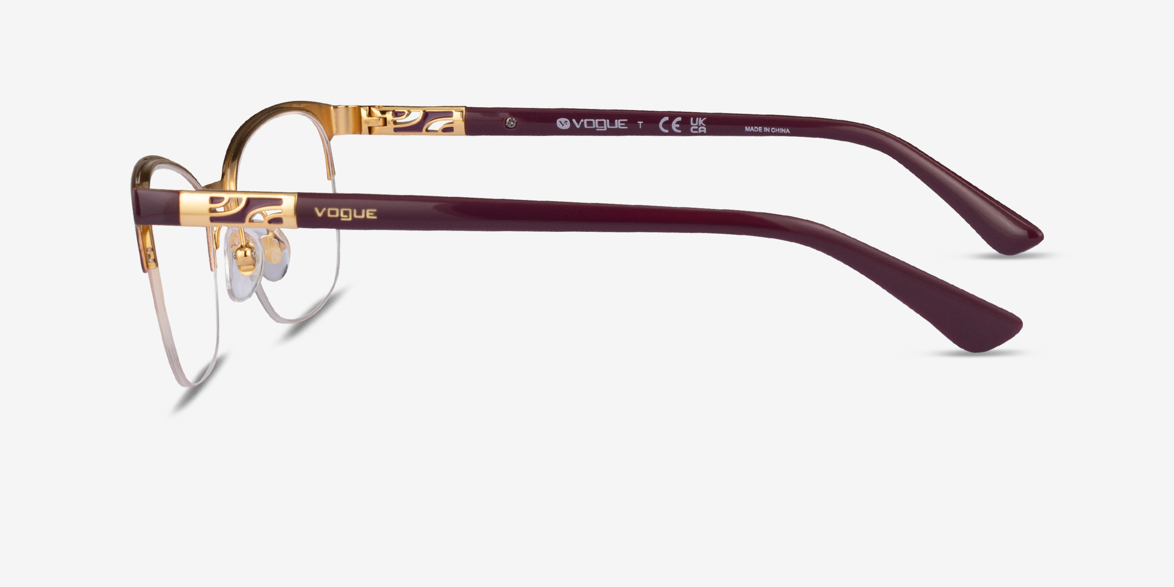Vogue Eyewear VO4067 - Cat Eye Violet Frame Glasses For Women ...