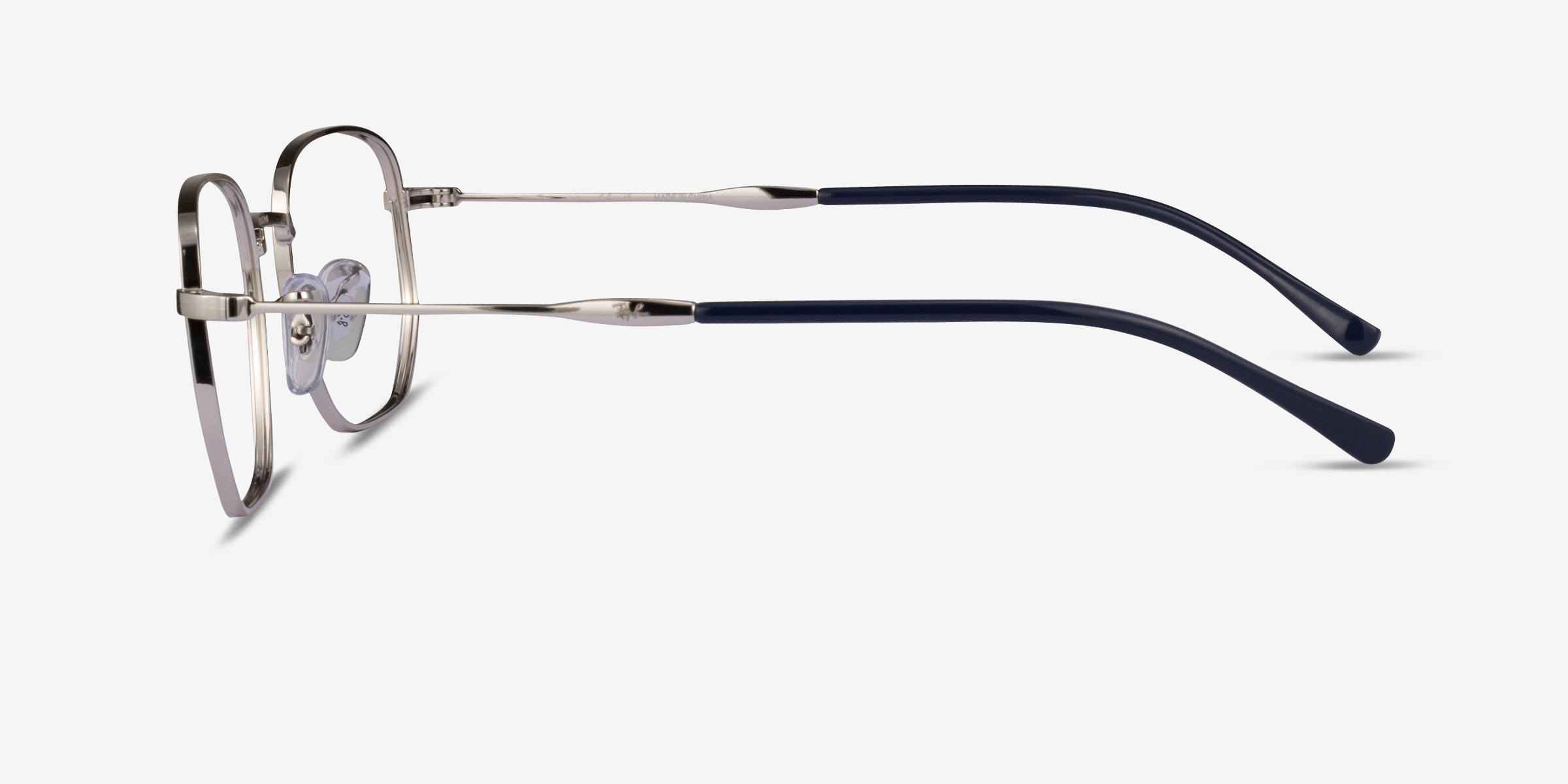 Ray-Ban RB6496 - Square Silver Frame Eyeglasses | Eyebuydirect