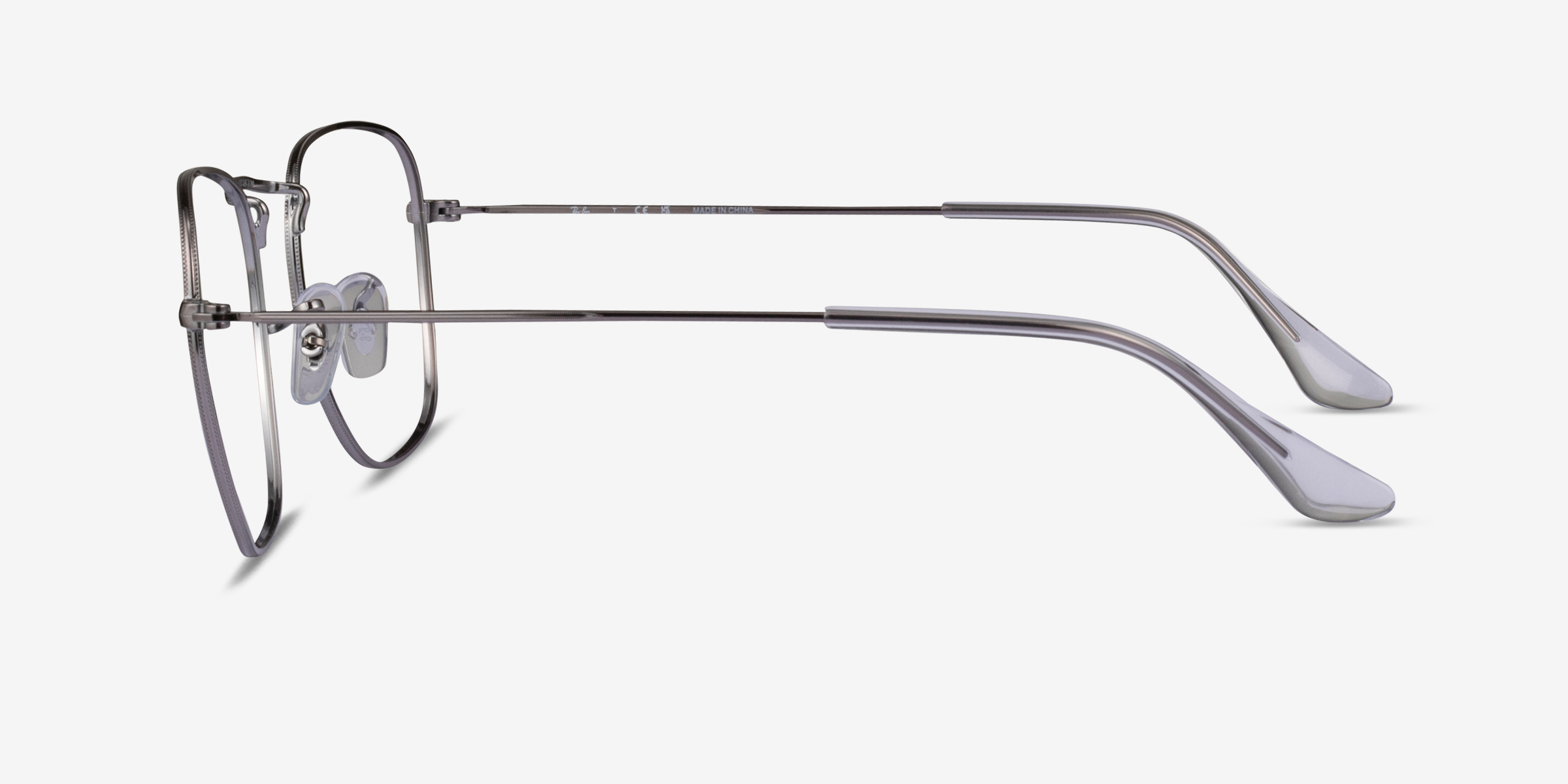 Ray-Ban RB3857V Frank - Square Gunmetal Frame Eyeglasses | Eyebuydirect