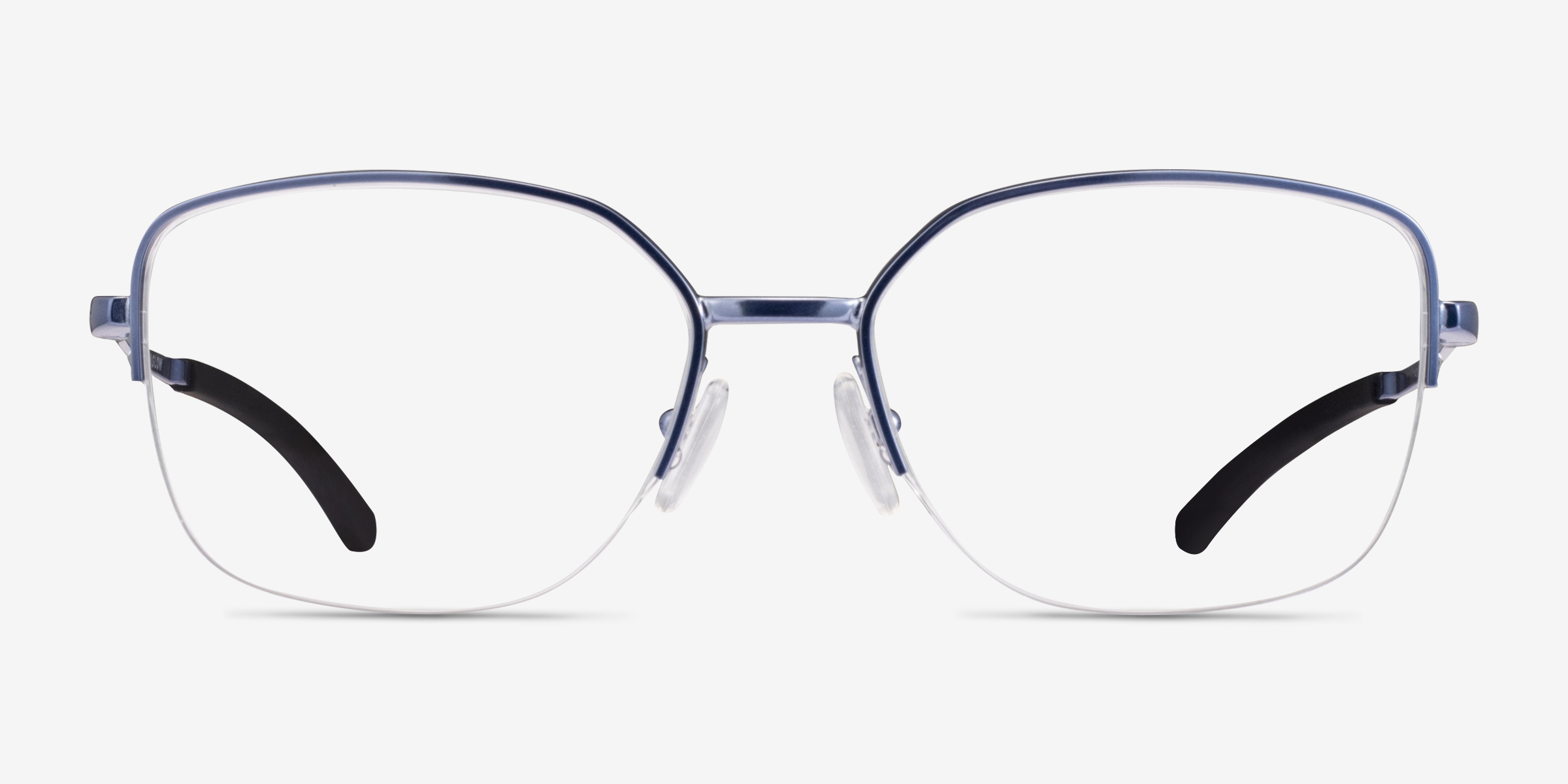 Oakley Moonglow - Square Satin Blue Frame Eyeglasses | Eyebuydirect