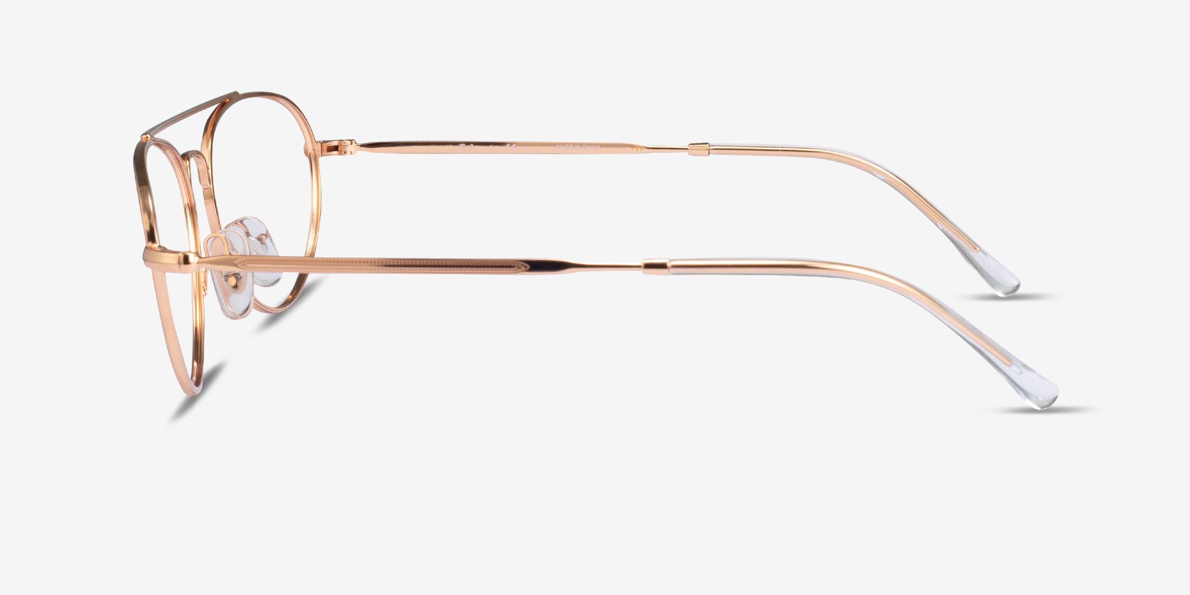 Ray-Ban RB6454 - Aviator Rose Gold Frame Eyeglasses | Eyebuydirect