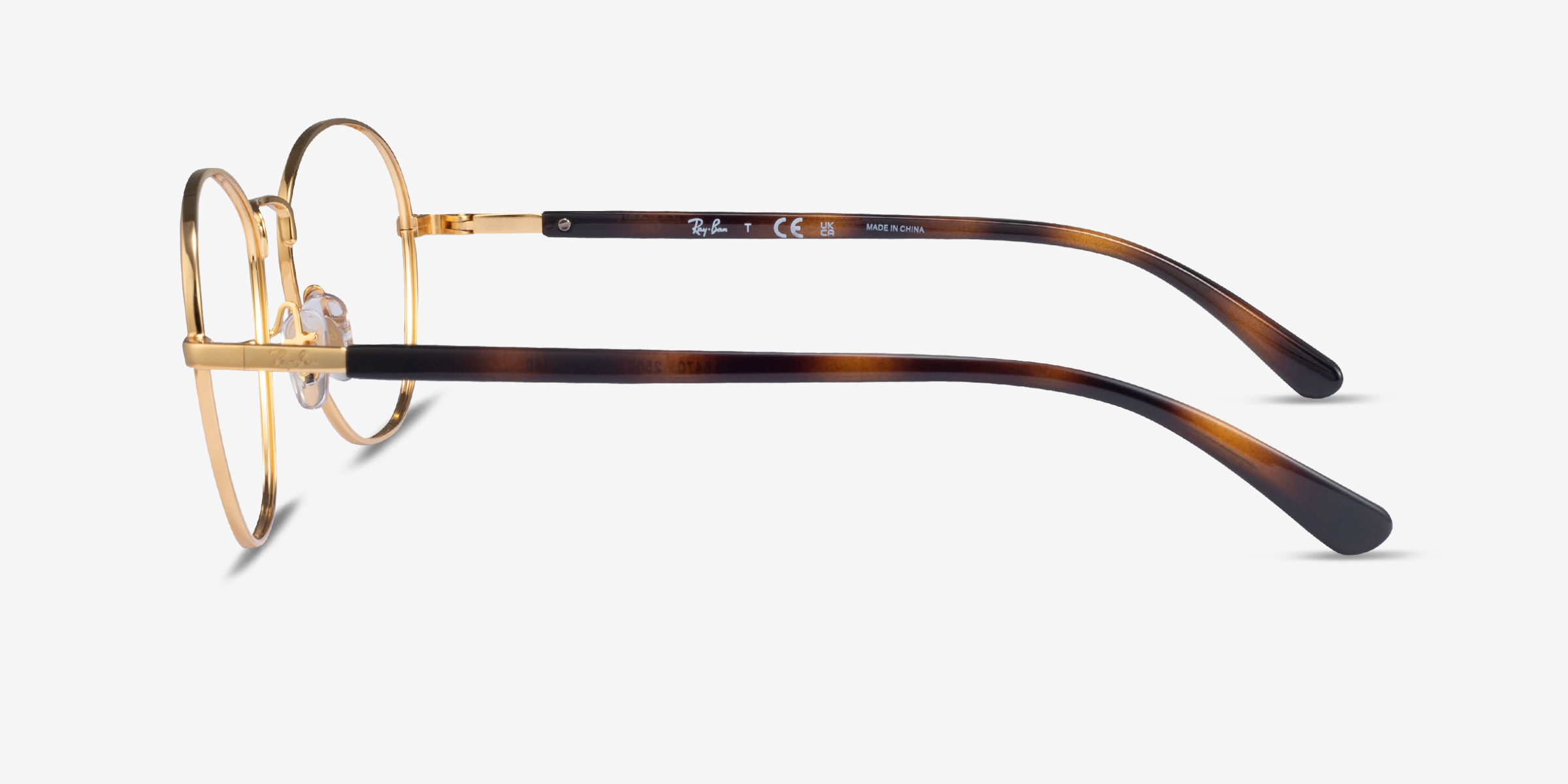 Ray-Ban RB6470 - Round Arista Frame Eyeglasses | Eyebuydirect Canada