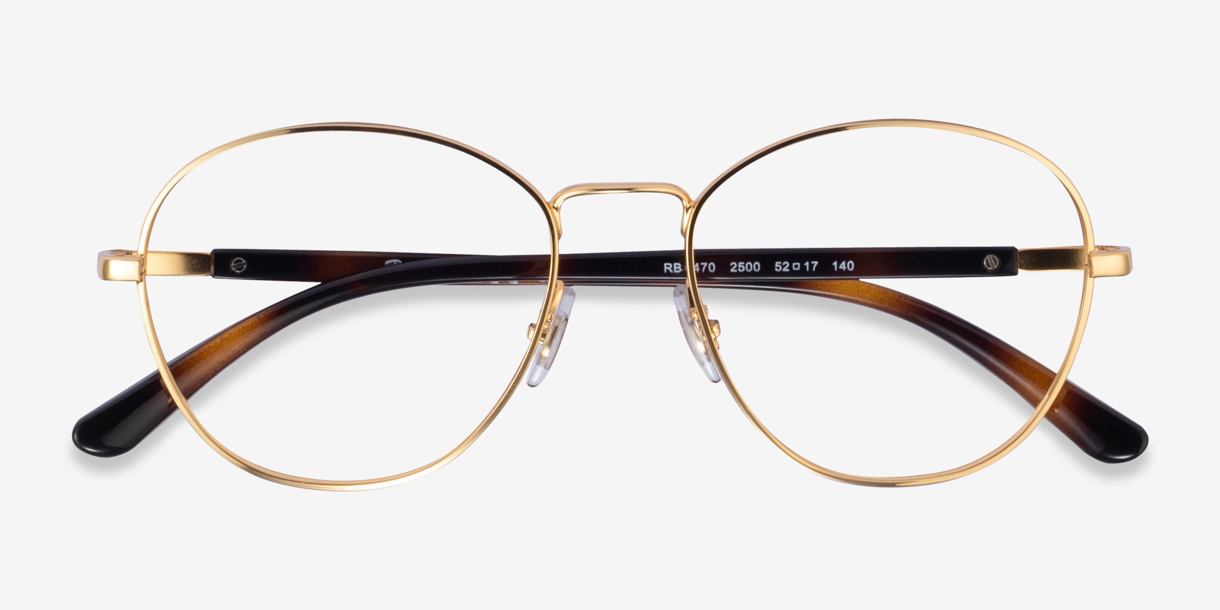 Ray-Ban RB6470 - Round Arista Frame Eyeglasses | Eyebuydirect Canada