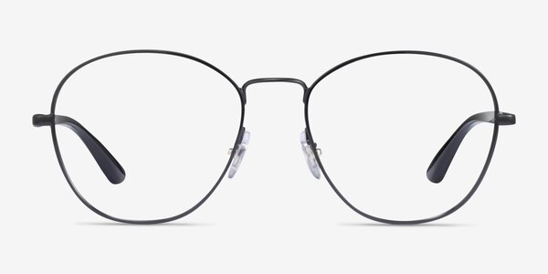 Ray-Ban RB6470 - Round Black Frame Eyeglasses | Eyebuydirect
