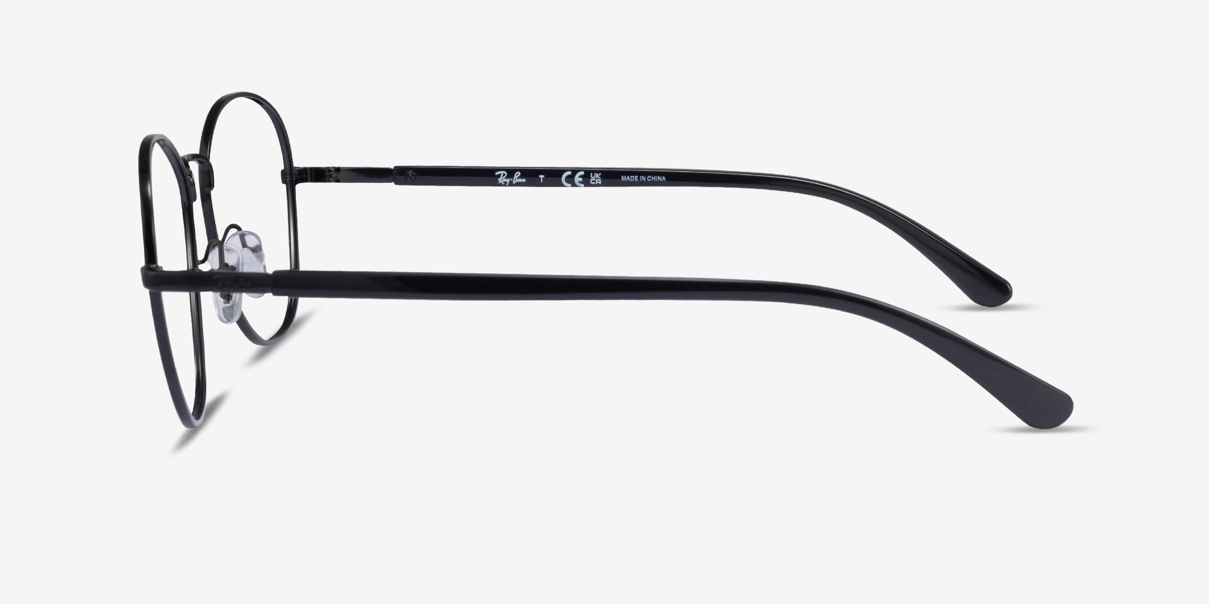 Ray-Ban RB6470 - Round Black Frame Eyeglasses | Eyebuydirect