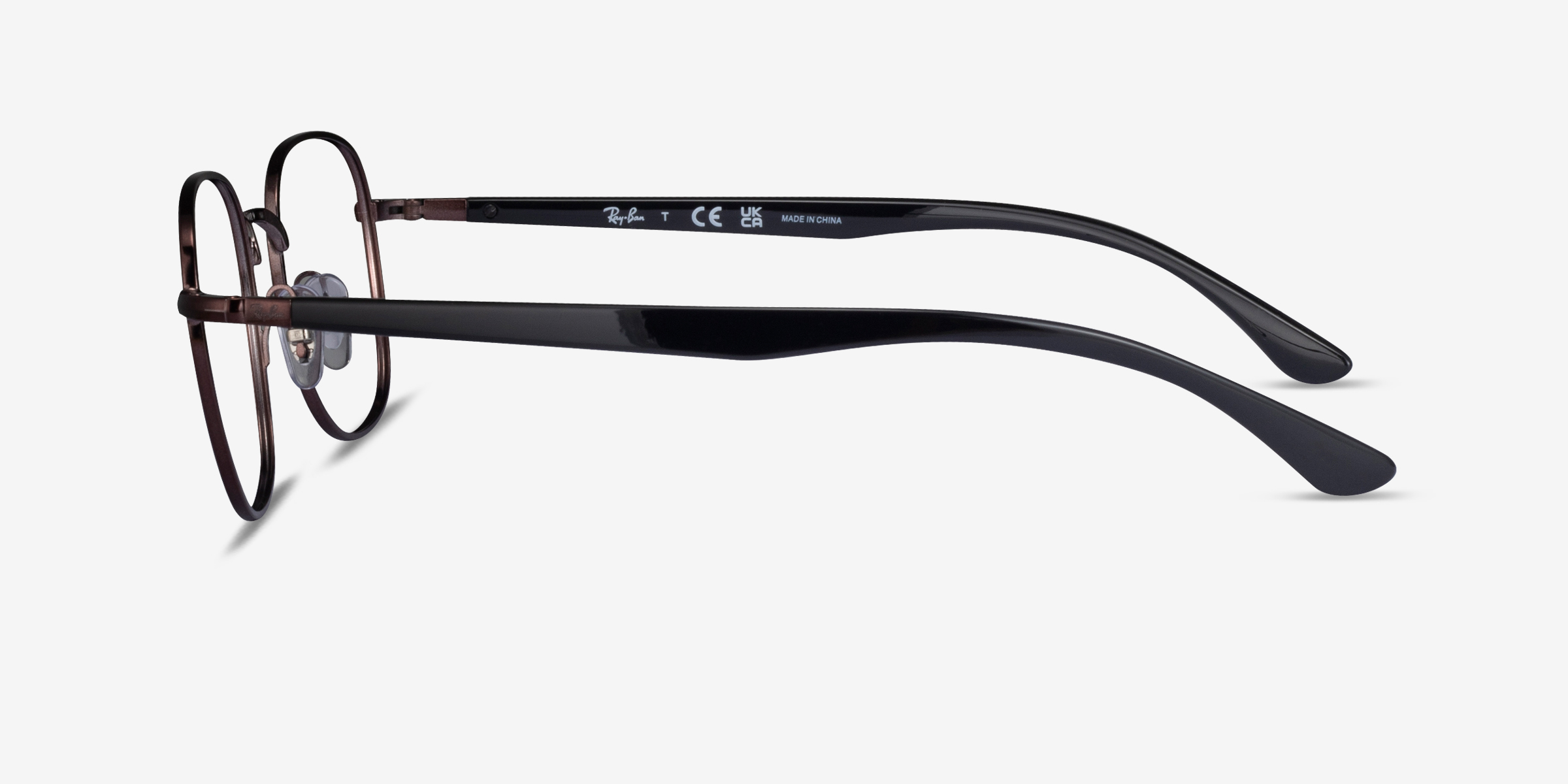 Ray-Ban RB6477 - Square Brown Frame Eyeglasses | Eyebuydirect