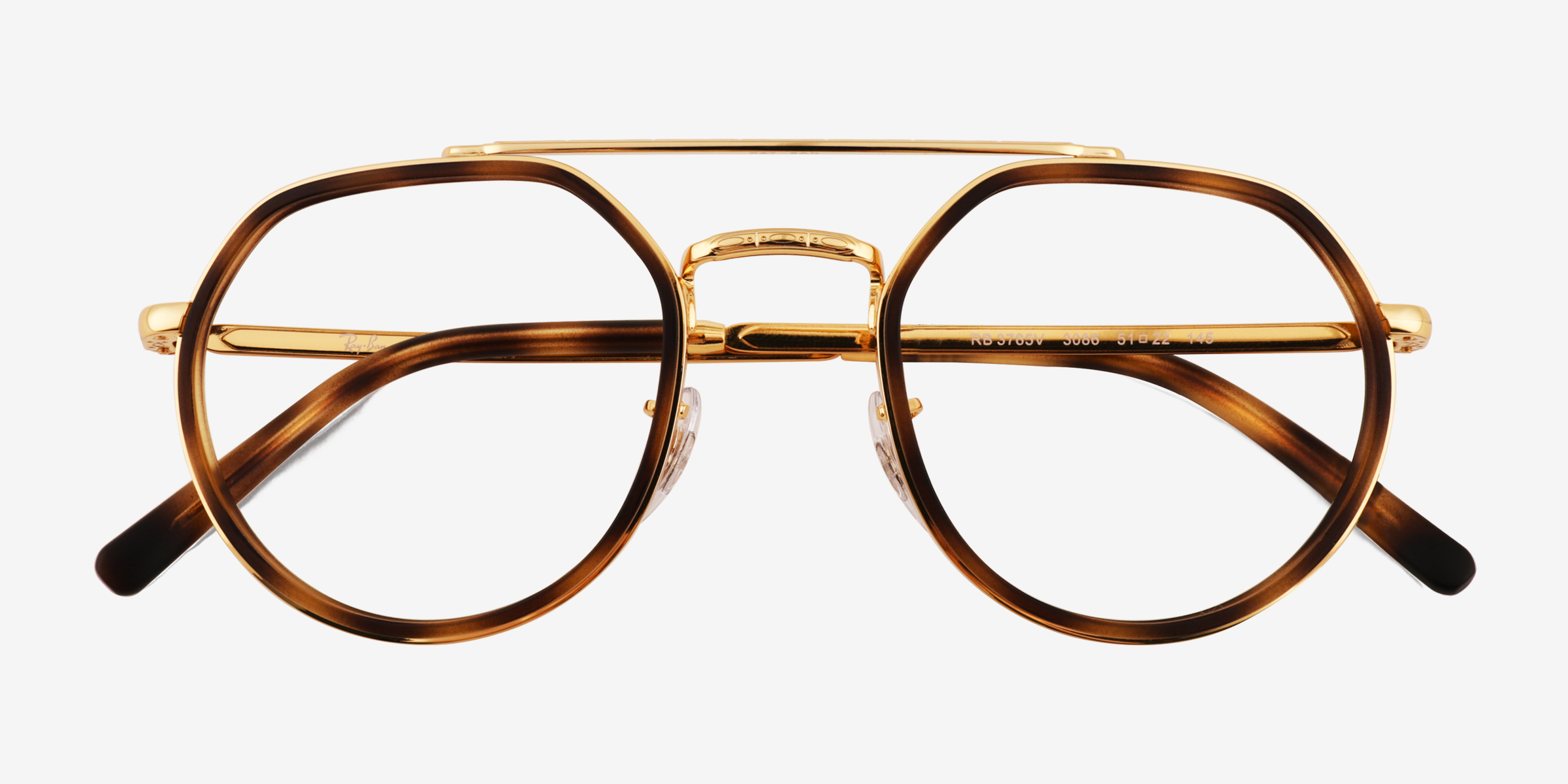 Ray-Ban RB3765V - Aviator Tortoise Frame Eyeglasses | Eyebuydirect Canada