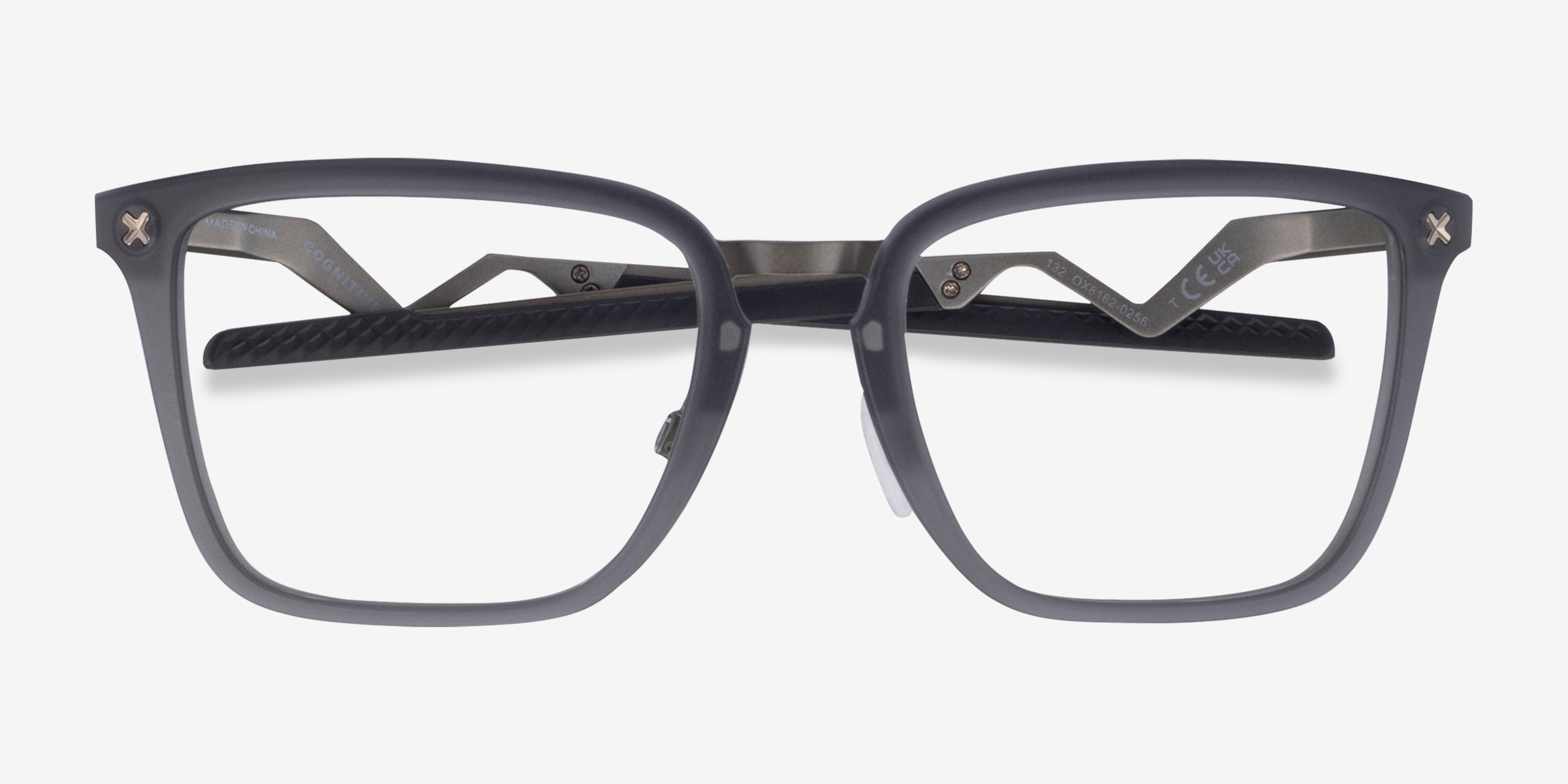 Oakley Cognitive - Square Satin Gray Frame Eyeglasses | Eyebuydirect