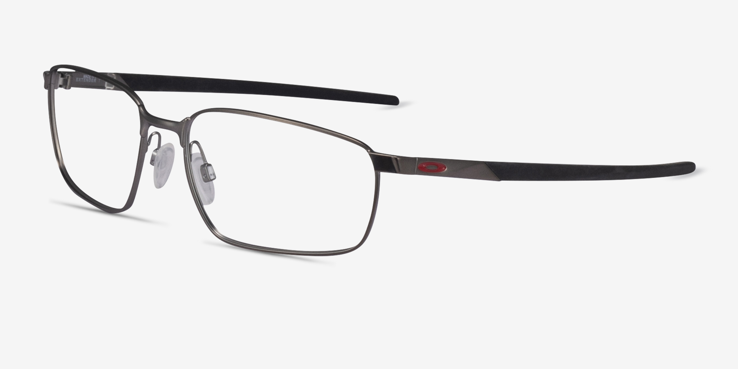 Oakley Extender - Rectangle Matte Gunmetal Frame Eyeglasses | Eyebuydirect