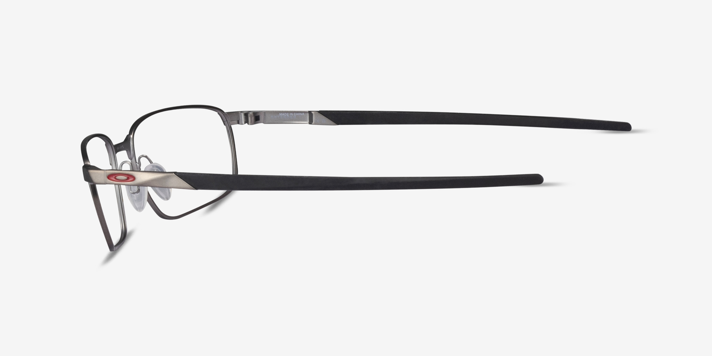 Oakley Extender - Rectangle Matte Gunmetal Frame Eyeglasses | Eyebuydirect