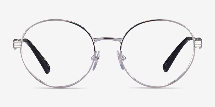 Vogue Eyewear VO4222 - Round Silver Frame Eyeglasses | Eyebuydirect
