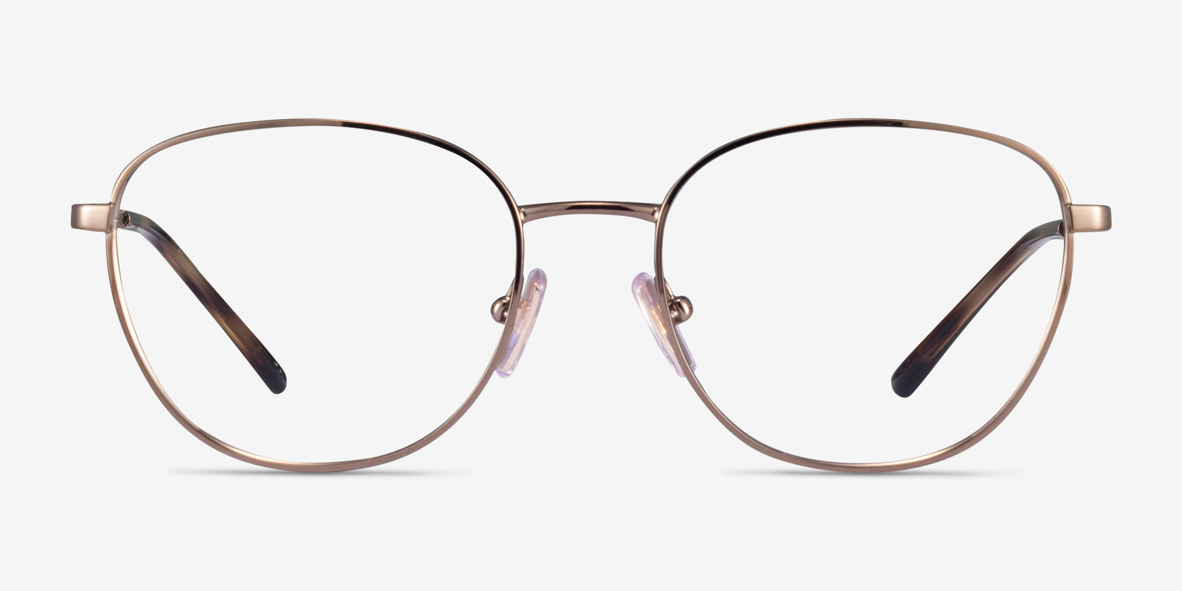 Vogue Eyewear VO4231 - Oval Light Brown Frame Eyeglasses | Eyebuydirect
