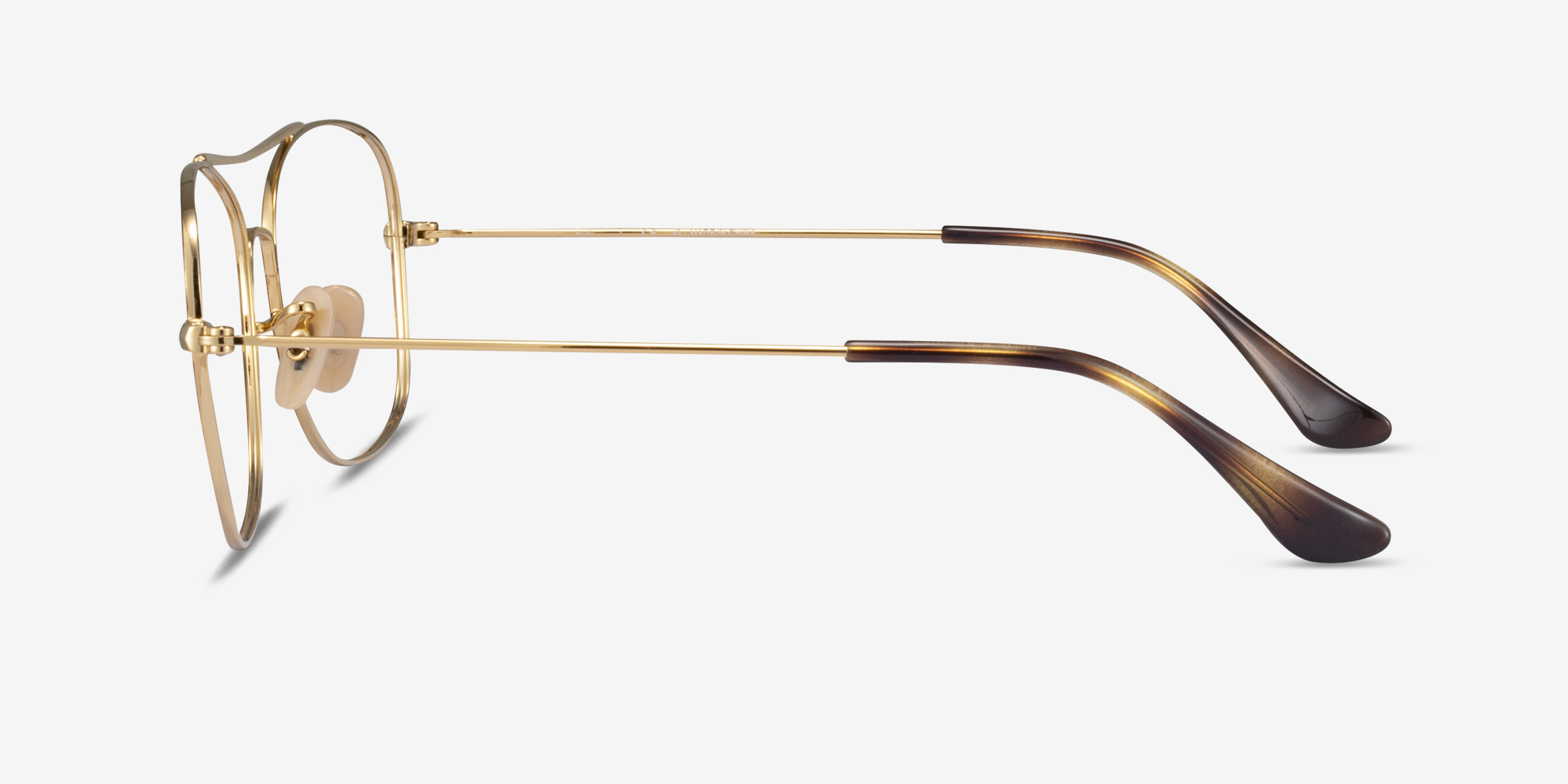 Ray-Ban RB6499 - Aviator Gold Tortoise Frame Eyeglasses | Eyebuydirect