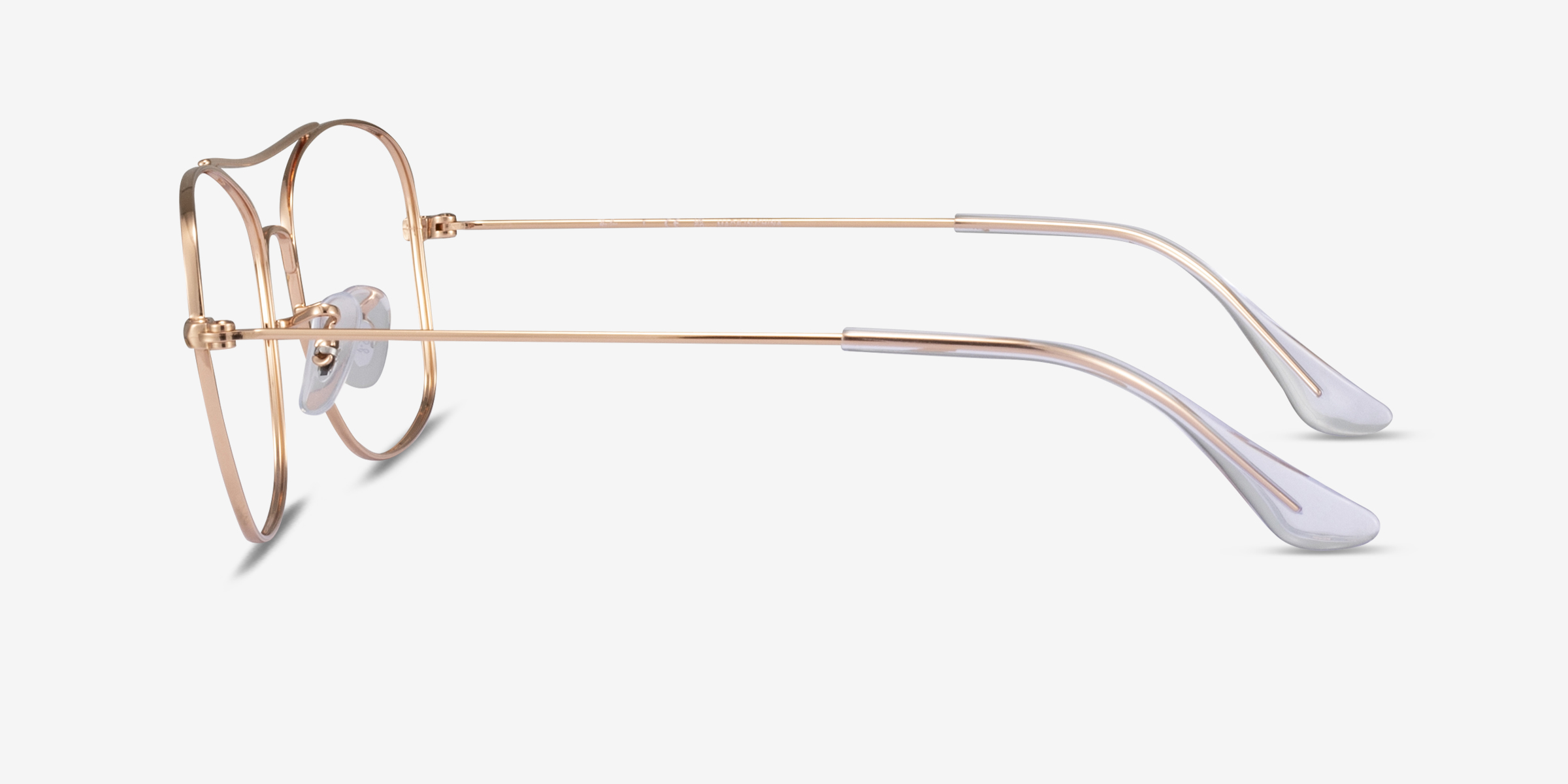 Ray-Ban RB6499 - Aviator Rose Gold Frame Eyeglasses | Eyebuydirect