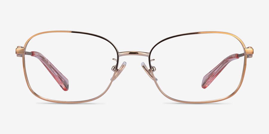Coach HC5119 - Oval Rose Gold Frame Glasses For Women | Eyebuydirect