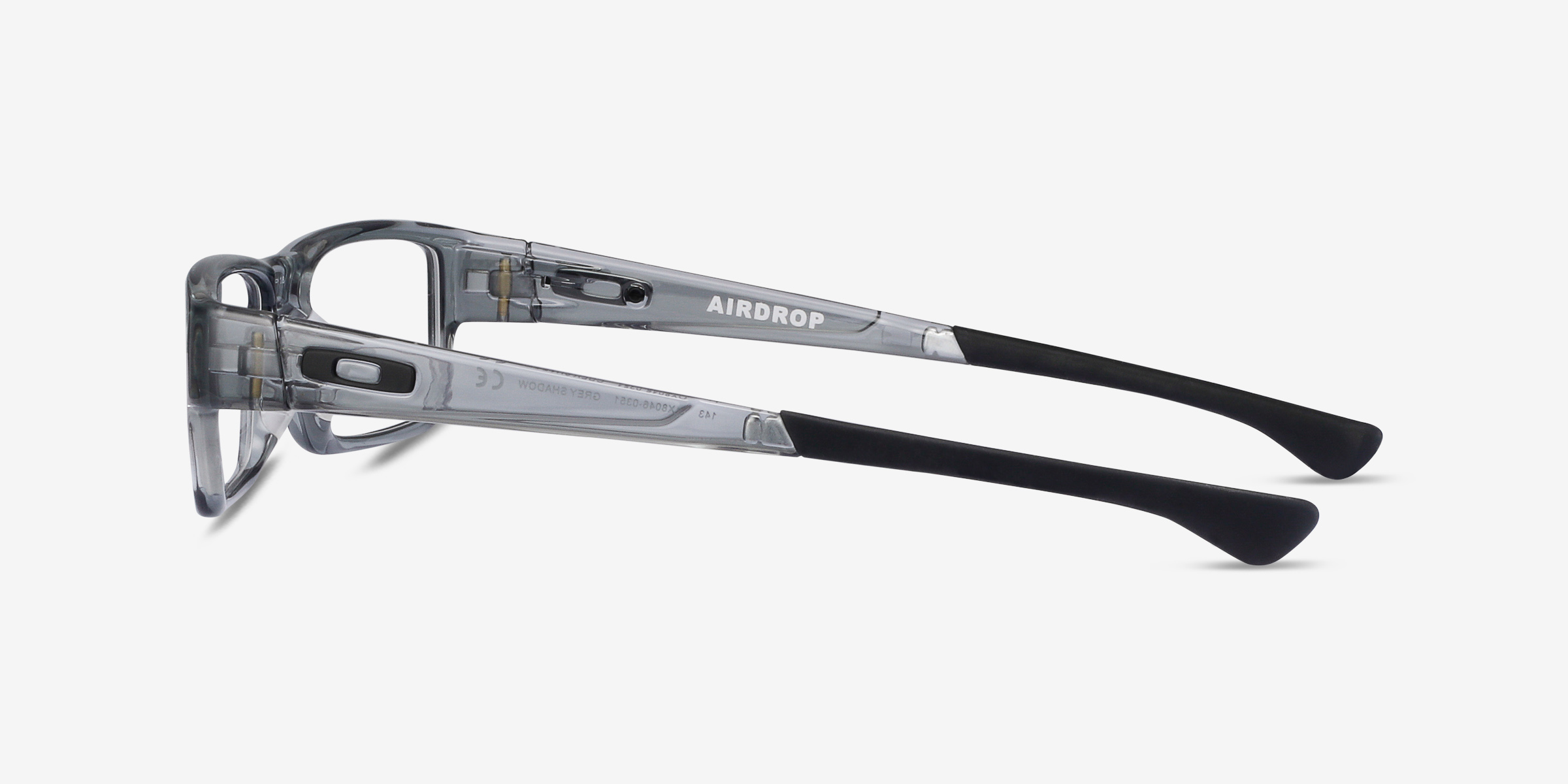Oakley Airdrop - Rectangle Gray Shadow Frame Eyeglasses | Eyebuydirect