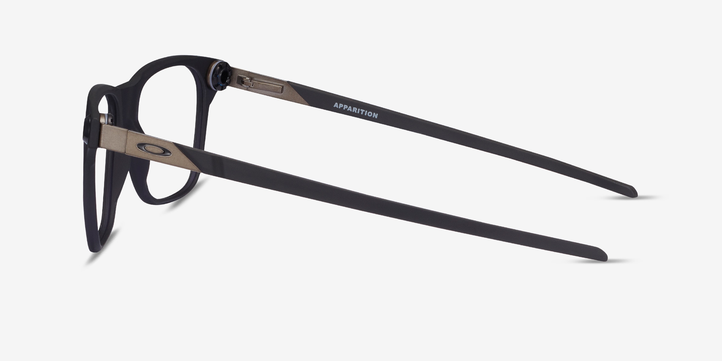 Oakley Apparition - Square Satin Black Frame Glasses For Men Oakley Apparition - Square Satin Black Frame Glasses For Men