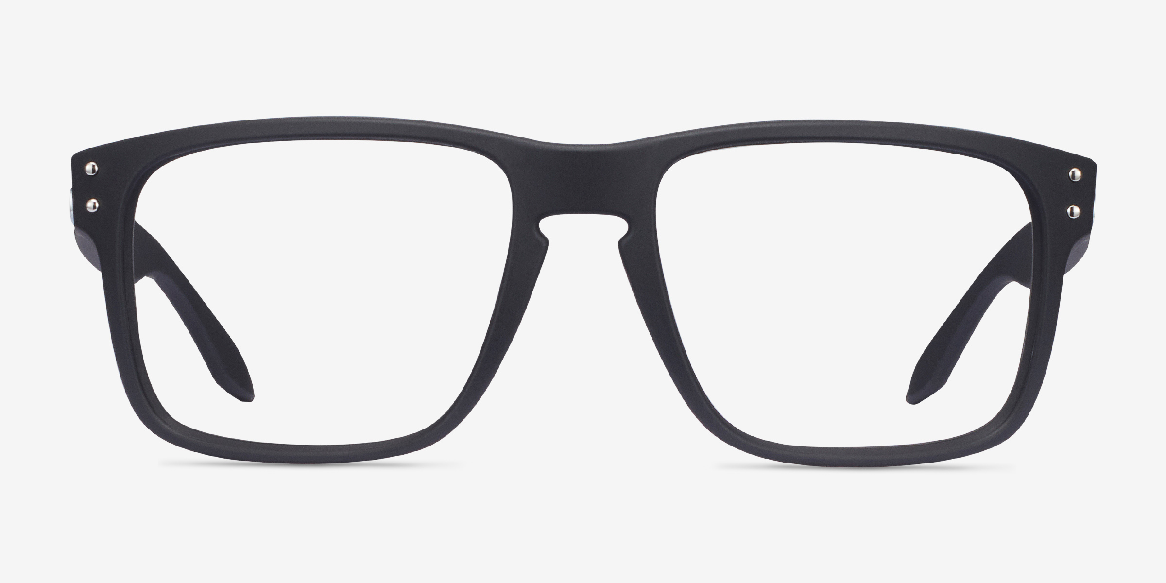 Oakley Holbrook Rx Rectangle Satin Black Frame Glasses For Men