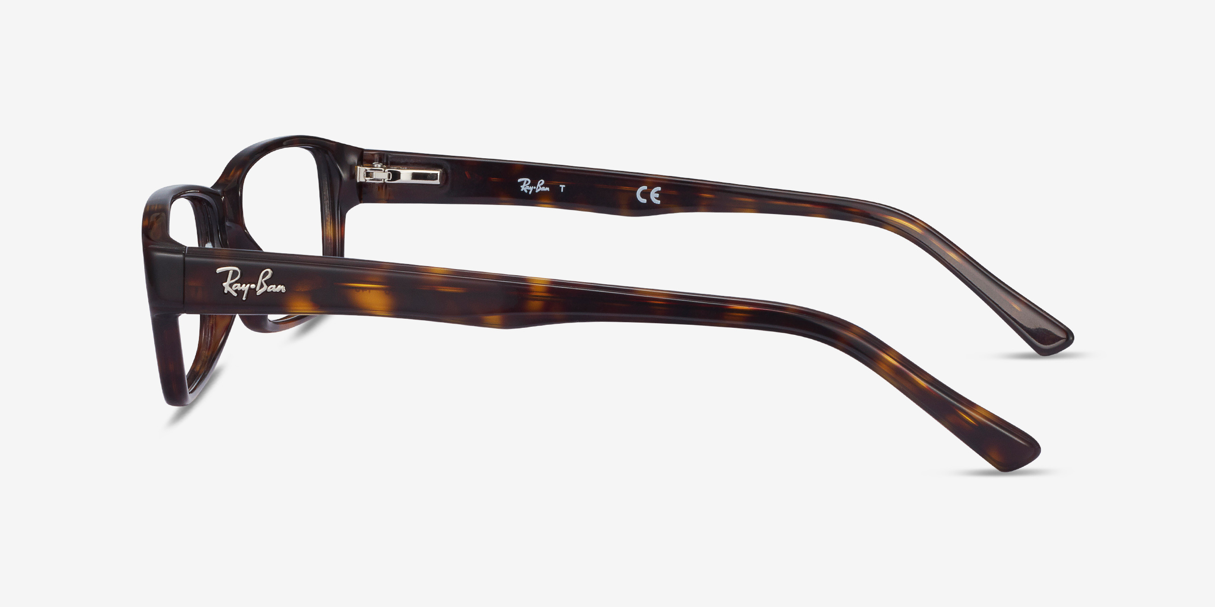 Ray-Ban RB5169 - Rectangle Tortoise Frame Eyeglasses | Eyebuydirect