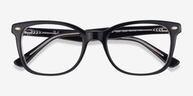 Ray-Ban RB5285 - Square Black Frame Eyeglasses | Eyebuydirect