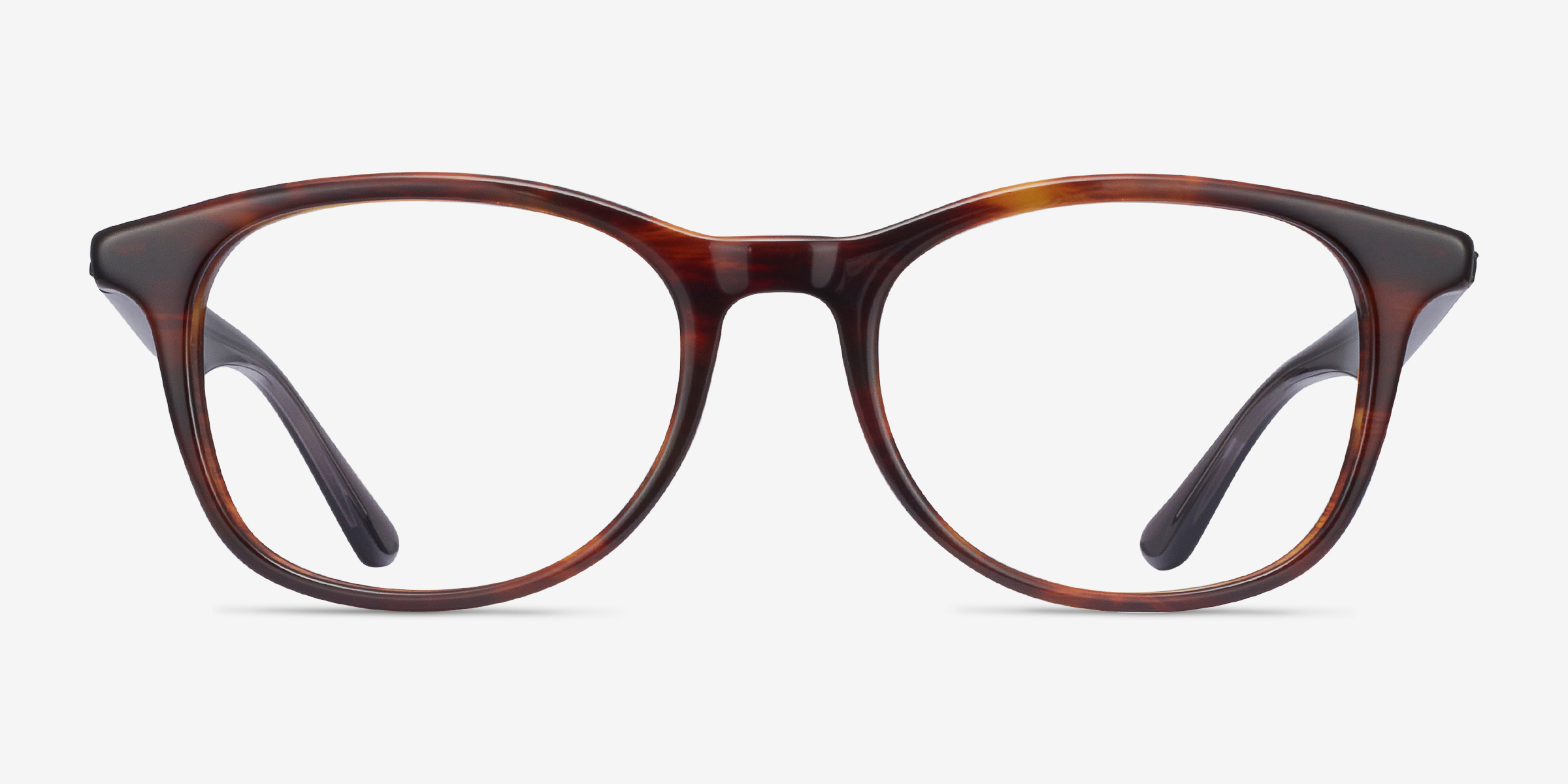 Ray-Ban RB5356 - Square Tortoise & Gray Frame Eyeglasses | Eyebuydirect