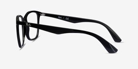 Ray-Ban RB7066 - Square Black Frame Eyeglasses | Eyebuydirect