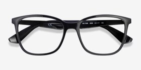 Ray-Ban RB7066 - Square Black Frame Eyeglasses | Eyebuydirect