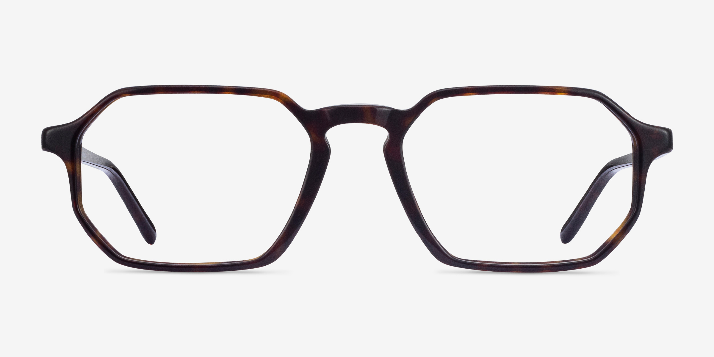 Ray-Ban RB5370 - Geometric Tortoise Frame Eyeglasses | Eyebuydirect