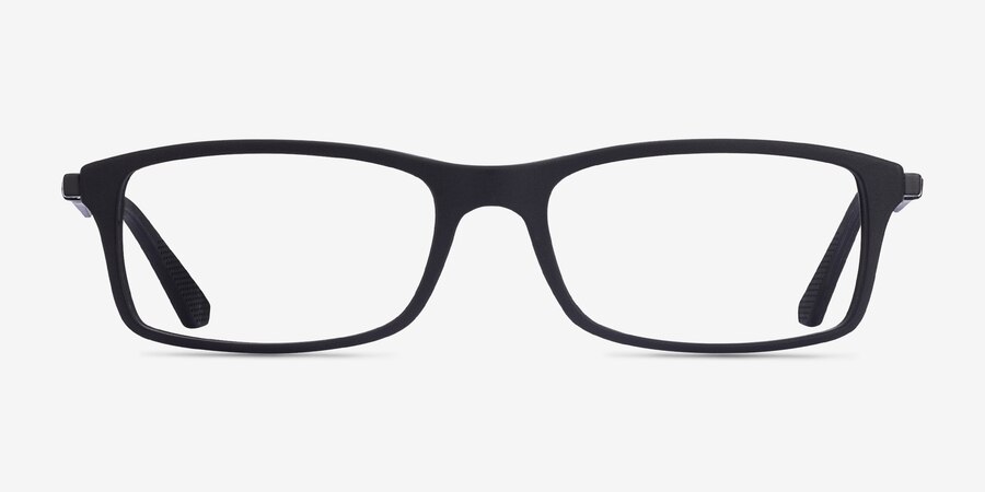 Ray-Ban RB7017 - Rectangle Black Frame Eyeglasses | Eyebuydirect Canada