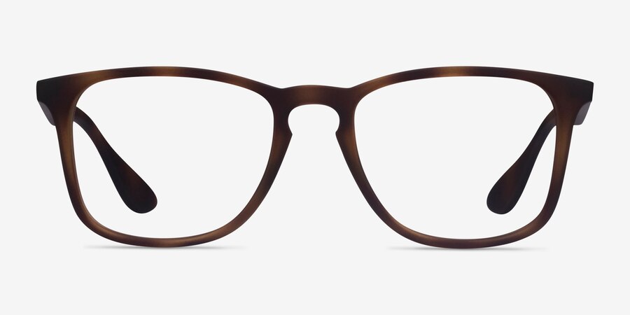 Ray-Ban RB7074 - Rectangle Tortoise Frame Eyeglasses | Eyebuydirect
