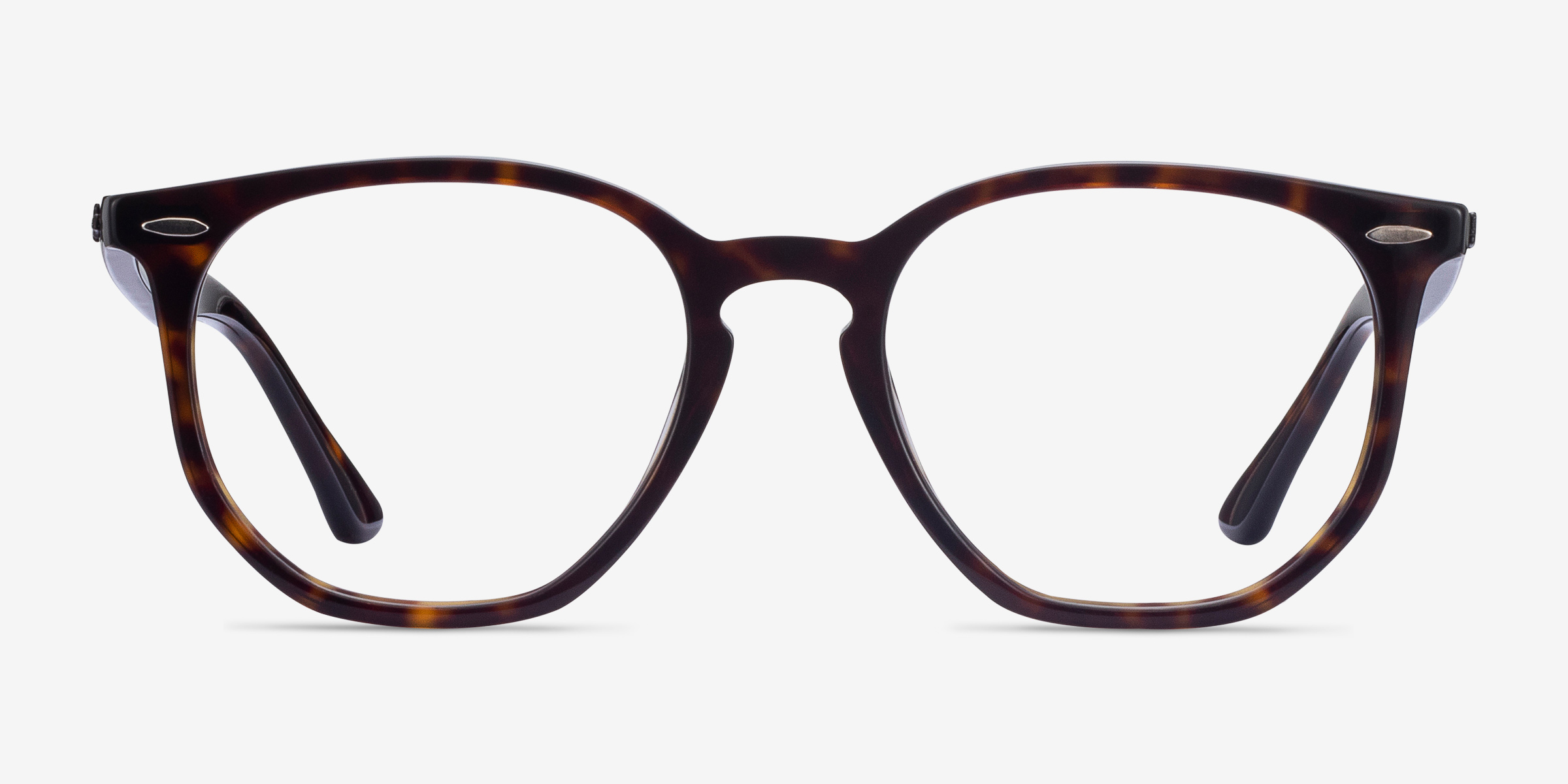 Ray Ban Rb7151 Square Tortoise Frame Eyeglasses Eyebuydirect Canada